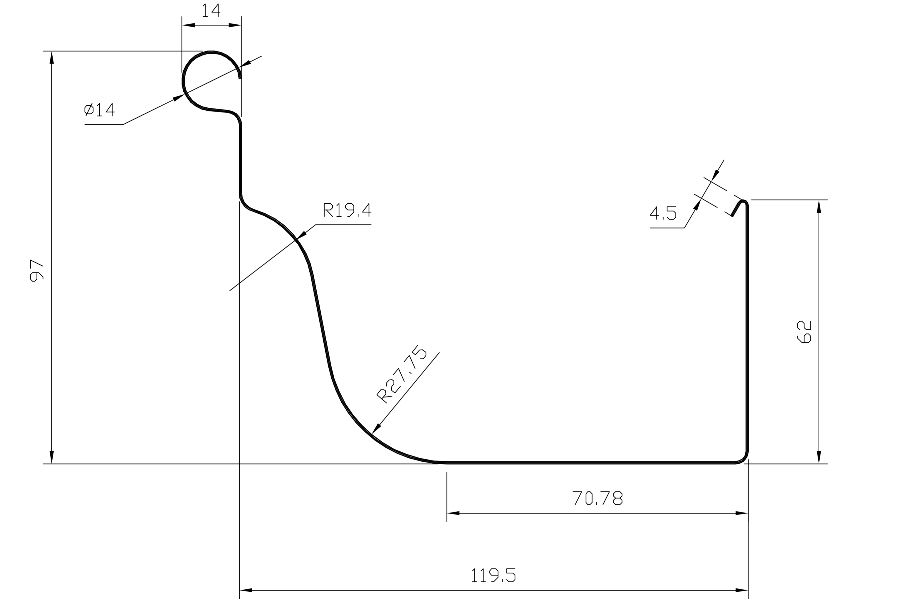 115 OG Gutter - Apex
